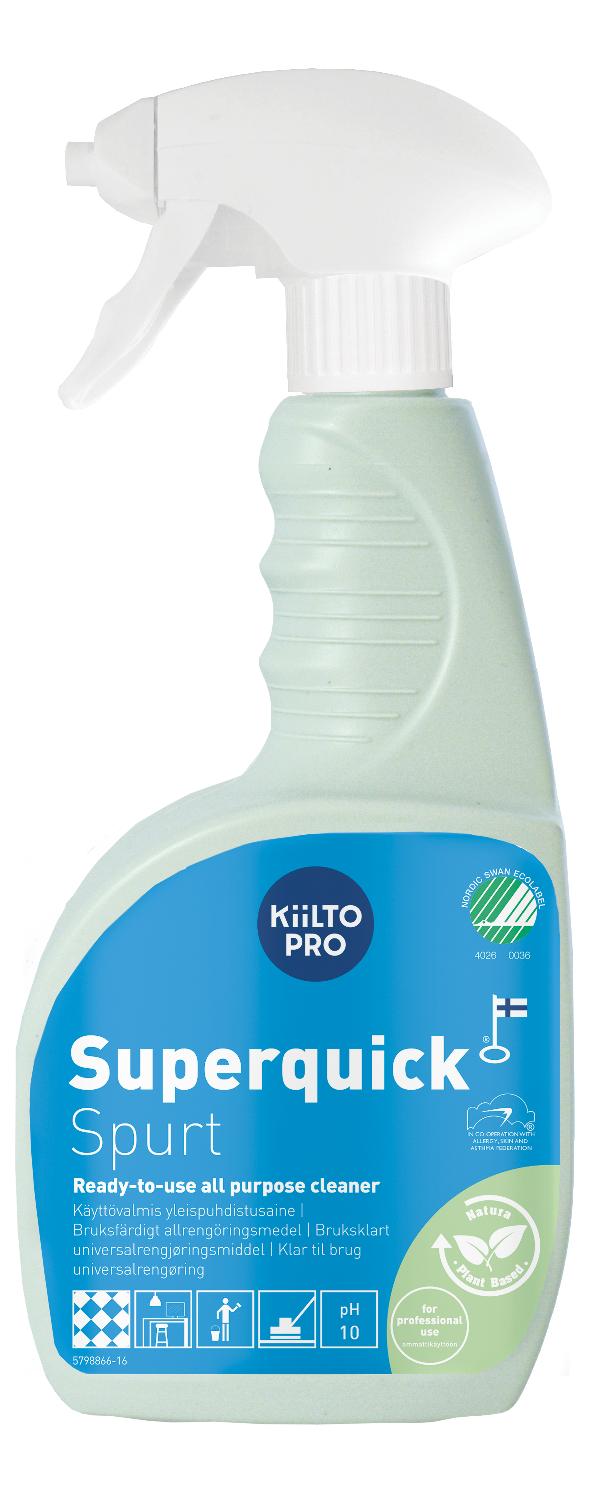 Allrengöring Kiilto Pro Superquick spur 750ml | Carepa