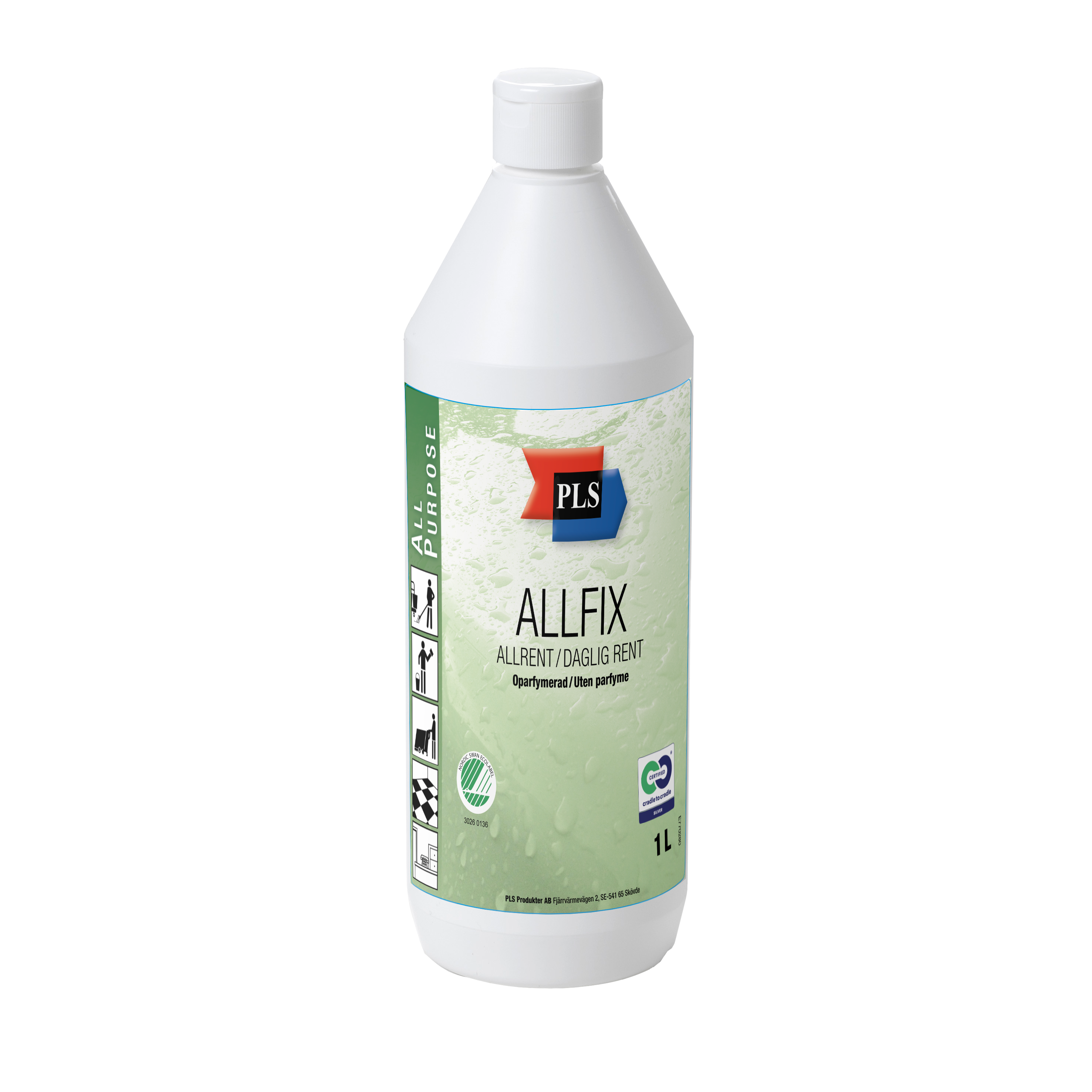 Allrent PLS Allfix oparfymerad 1L | Carepa